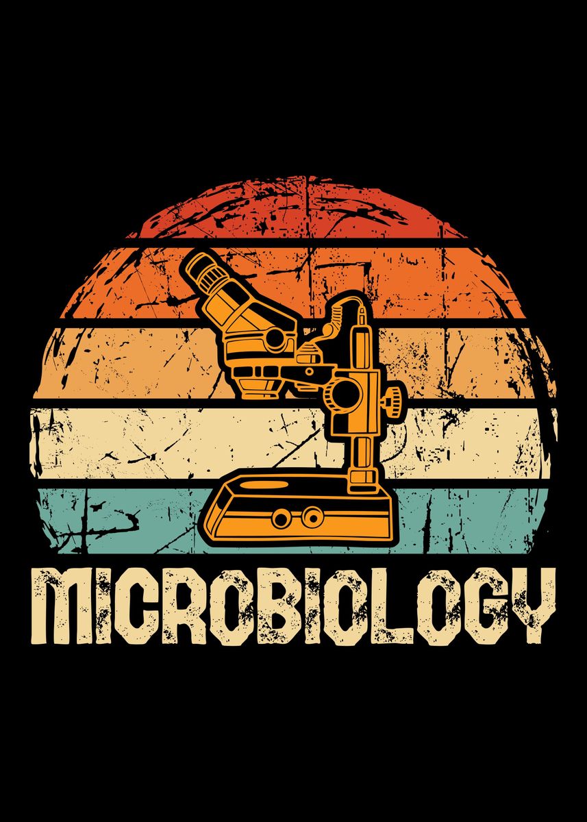 'Microbiology' Poster, picture, metal print, paint by Hexor | Displate