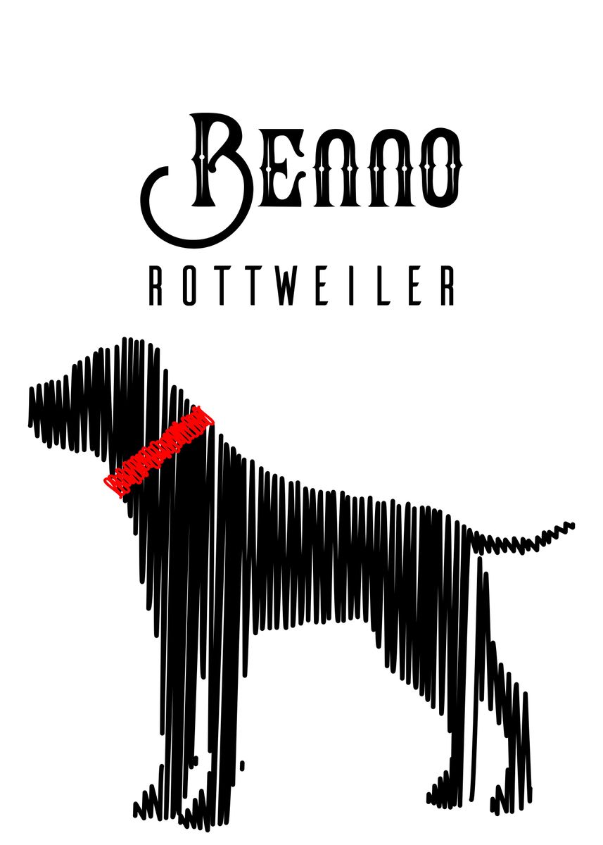 'Benno' Poster by Petra Rommelfanger | Displate