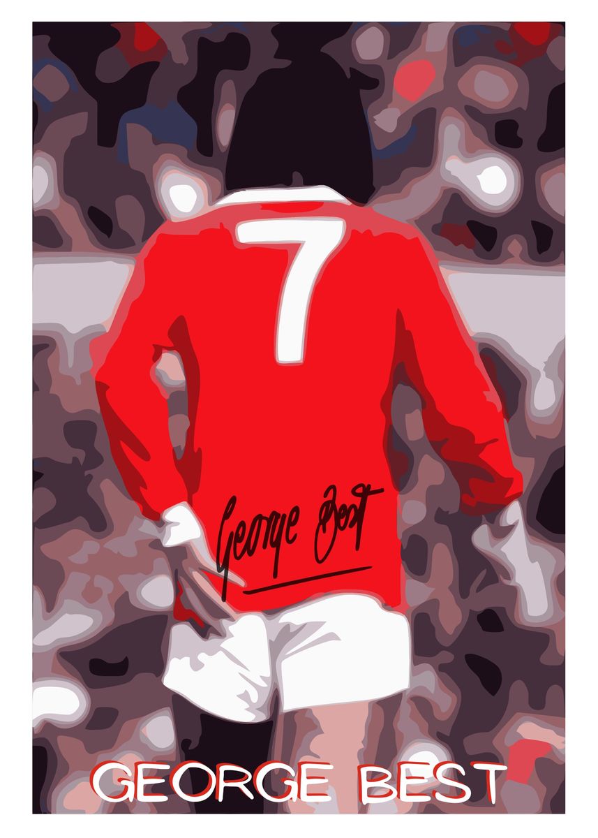 'George Best' Poster by The Icons Collection | Displate