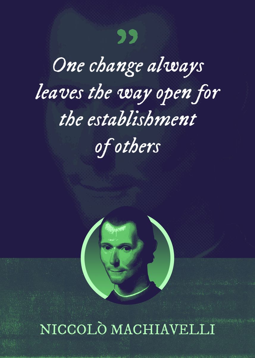 'One change always leaves' Poster by Syahrasi | Displate