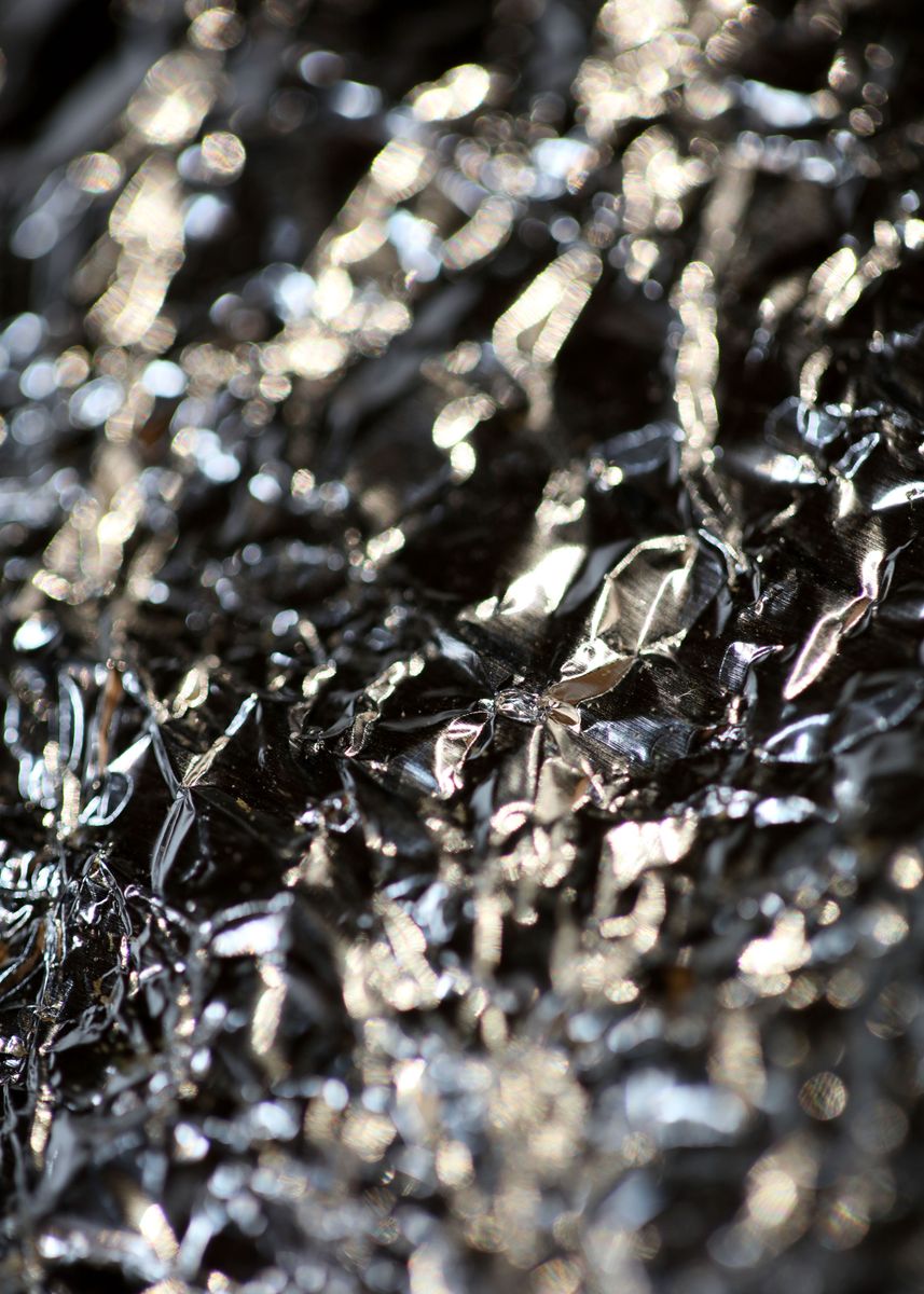 'Alu folie closeup abstract' Poster by BakalaeroZz Photography | Displate