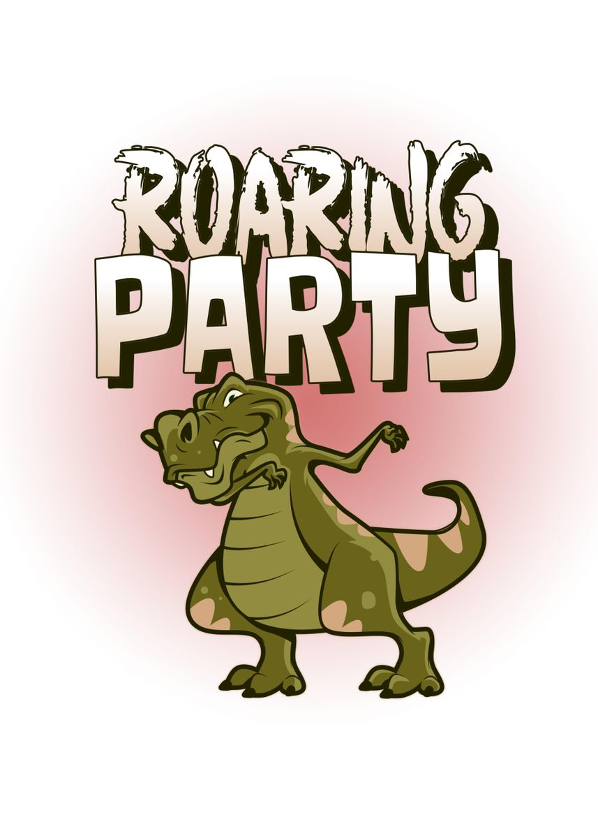 'ROARING PARTY' Poster, picture, metal print, paint by StonerPlates ...