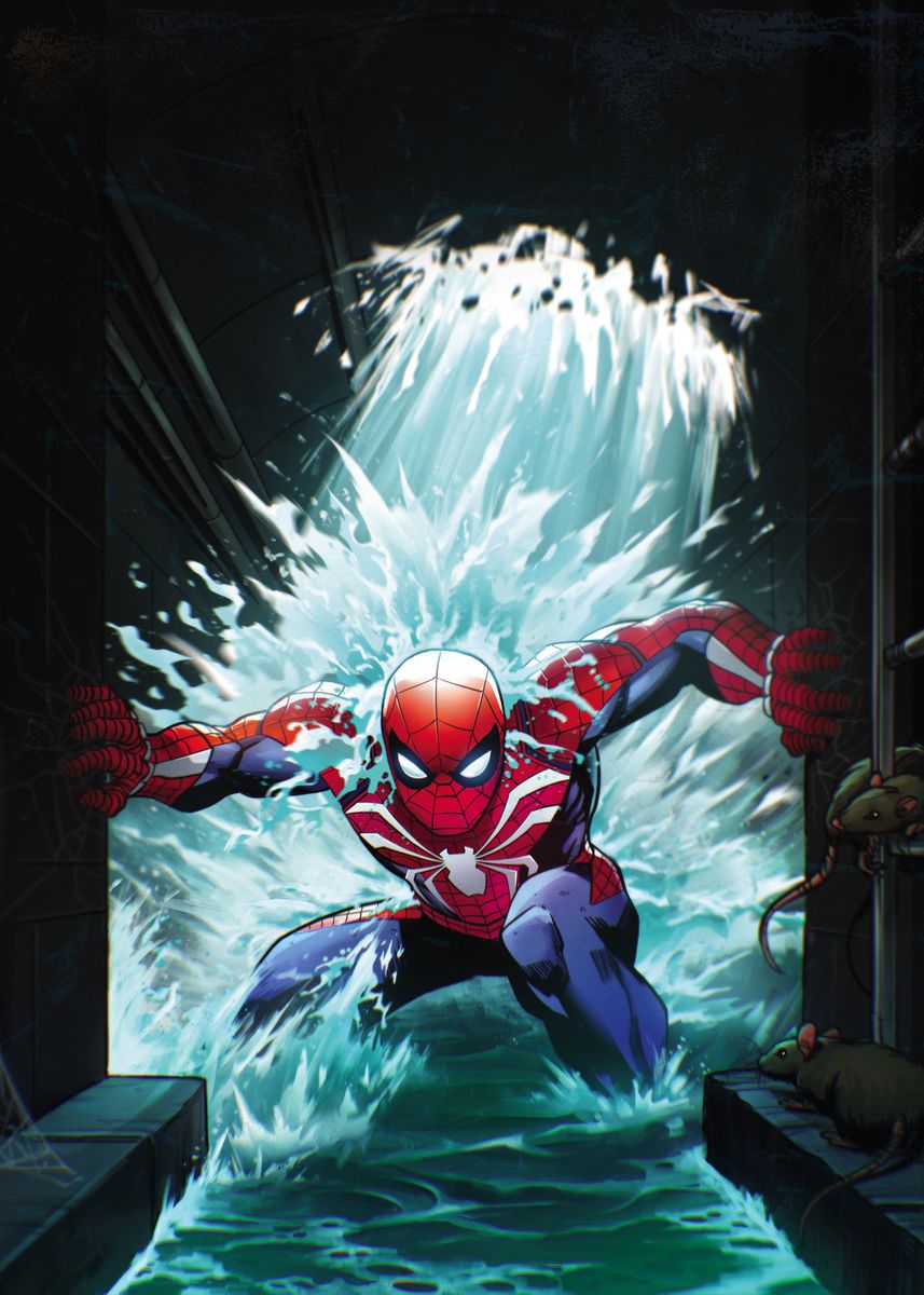 'Sewers' Poster, picture, metal print, paint by Marvel | Displate