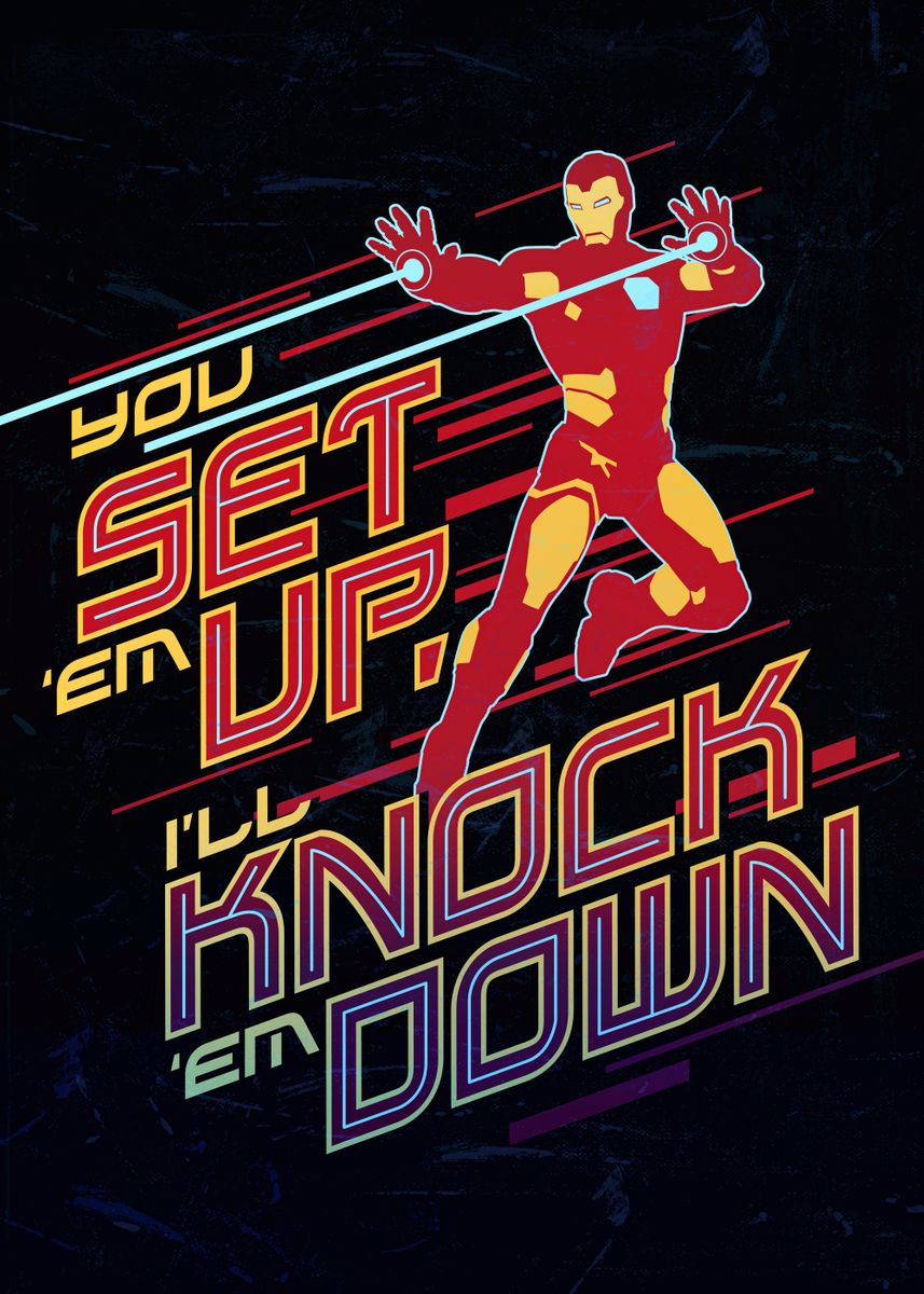 'Iron' Poster, picture, metal print, paint by Marvel | Displate