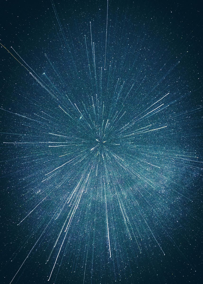 'stars' Poster, picture, metal print, paint by RonnieArts | Displate