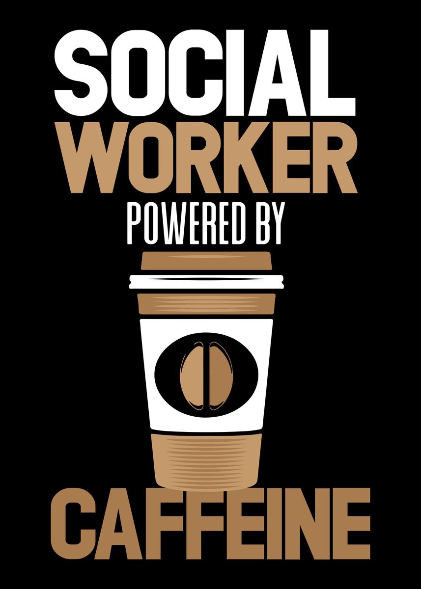 'Social Worker Funny Work L' Poster by AaronBaron | Displate