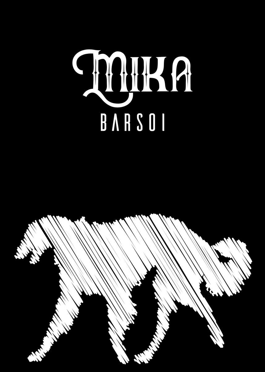 'Mika' Poster by Petra Rommelfanger | Displate