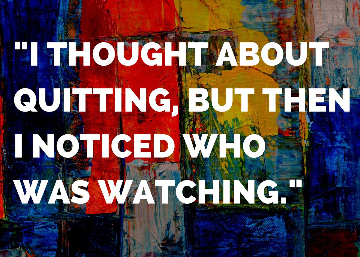 'SOMEONE ALWAYS WATCHING' Poster by Van Herr Art | Displate