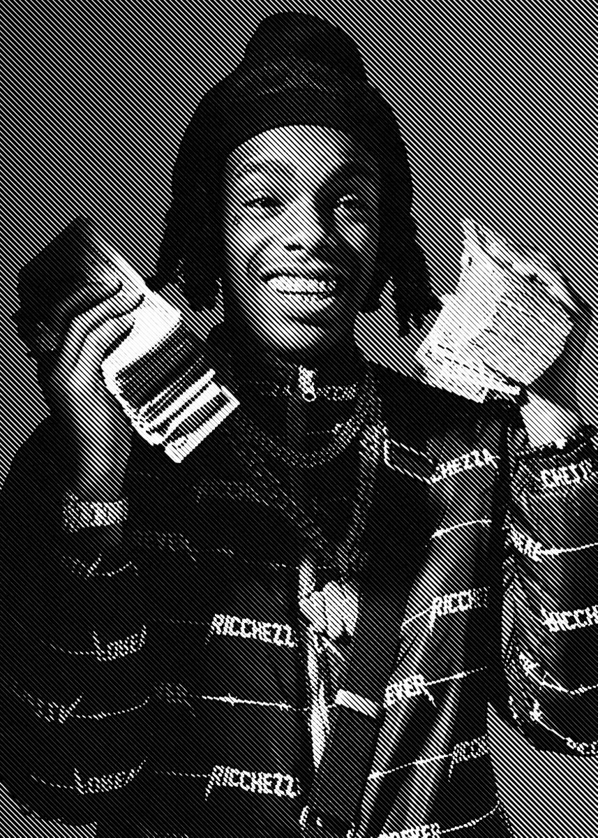 'YNW Melly Rapper Hip Hop' Poster, picture, metal print, paint by louis ...