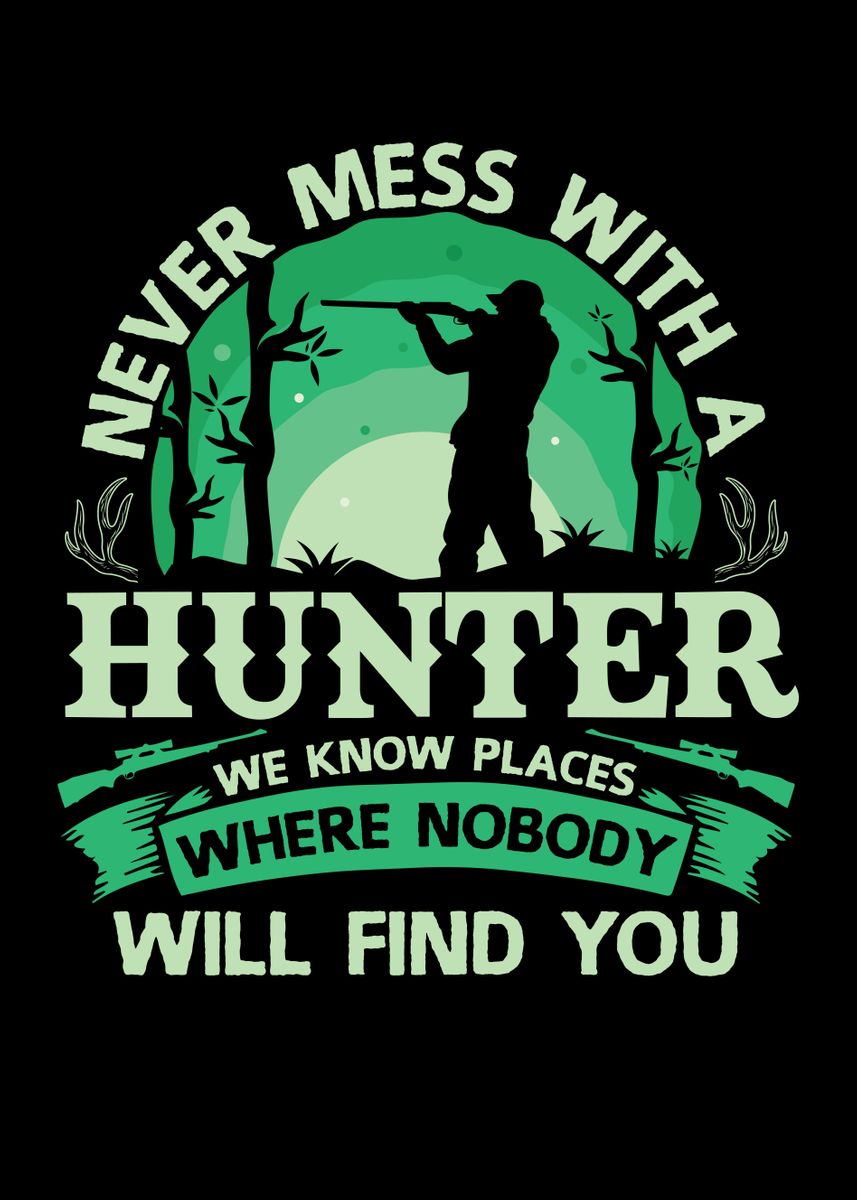 'Buck Hunting Lover' Poster, picture, metal print, paint by Alexander ...