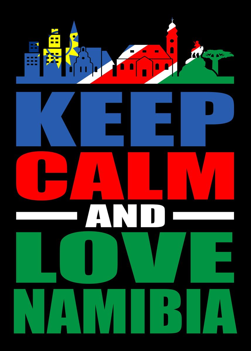 'Namibia Africa Shirt Gift' Poster, picture, metal print, paint by ...