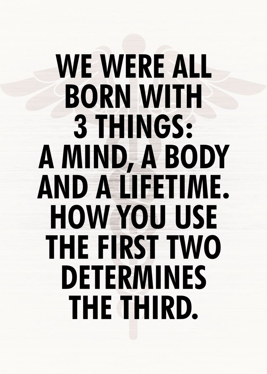 'Born With Three Things' Poster, picture, metal print, paint by CHAN ...