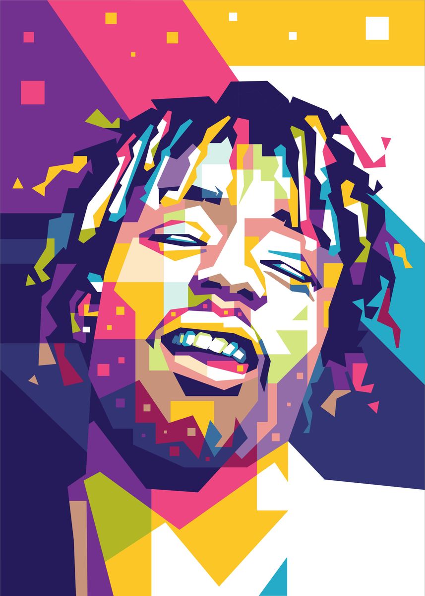 'Lil Uzi vert Pop art' Poster by Azuu | Displate