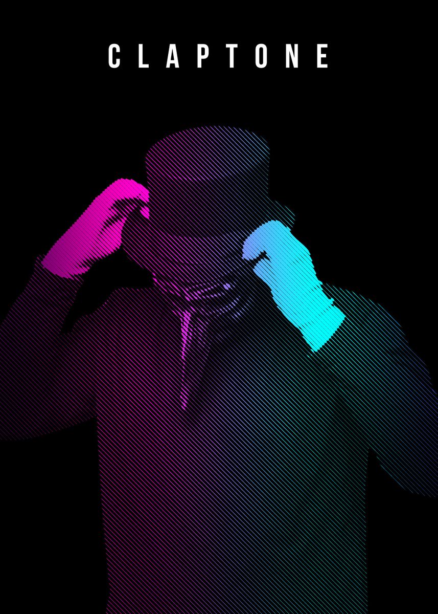 'claptone' Poster, picture, metal print, paint by Limited Edition ...