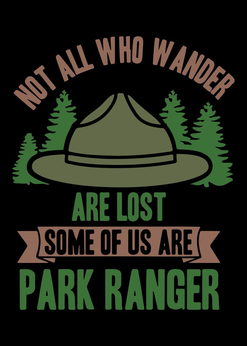 'Park Ranger Wildlife' Poster, picture, metal print, paint by Sebastian ...