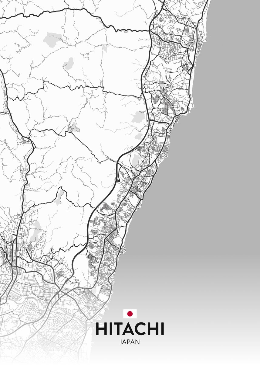 'Hitachi JP' Poster by IMR Designs | Displate