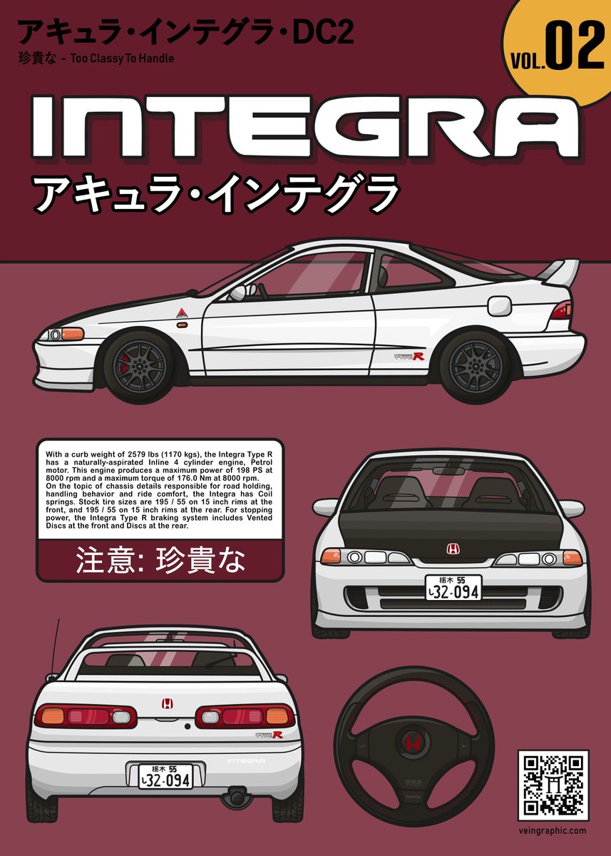 'Classy Integra Cover' Poster, picture, metal print, paint by VEIN ...