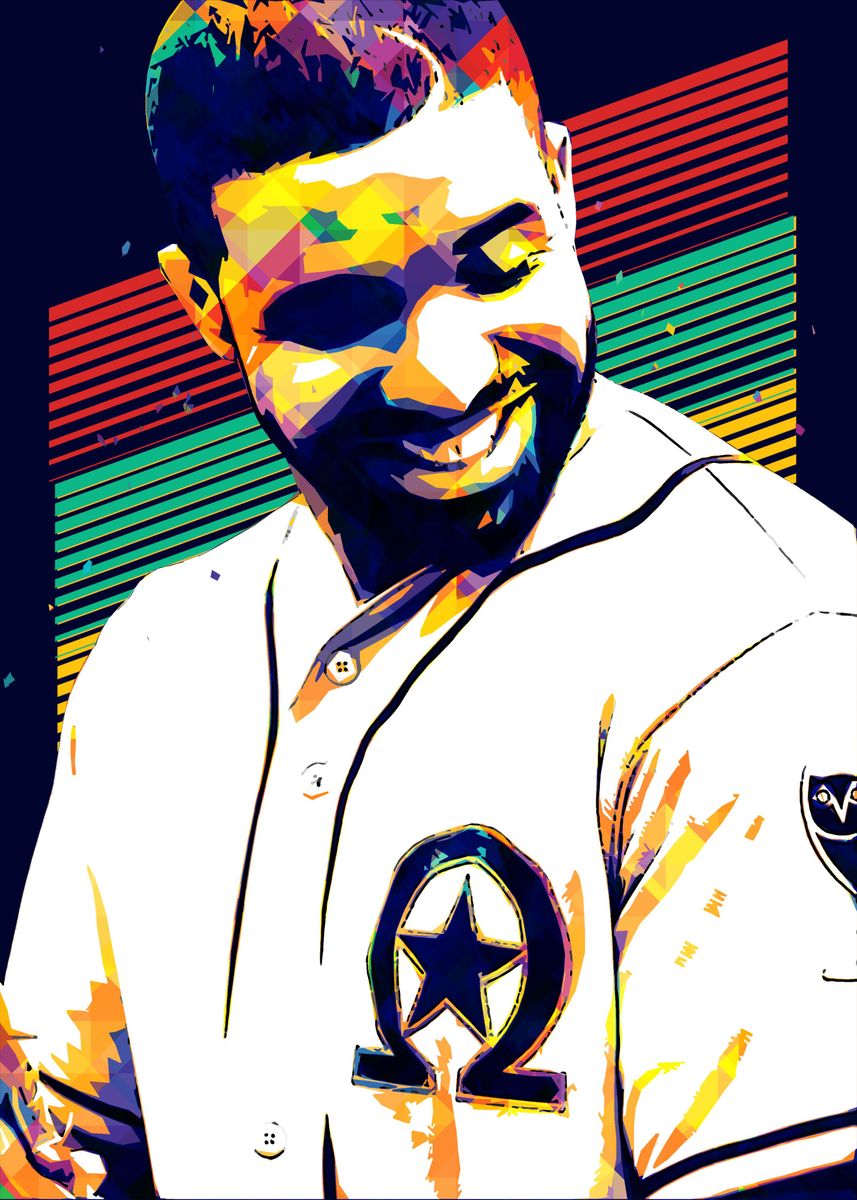 'Drake ' Poster, picture, metal print, paint by San Illustrator | Displate