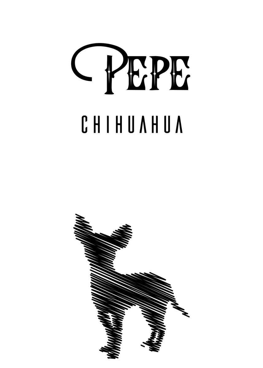 'Pepe' Poster, picture, metal print, paint by Petra Rommelfanger | Displate