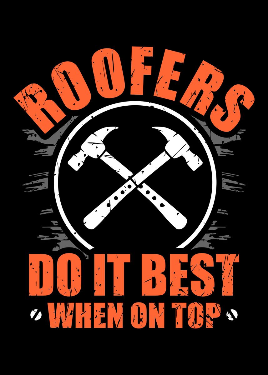 'Roofer' Poster, picture, metal print, paint by Hexor | Displate