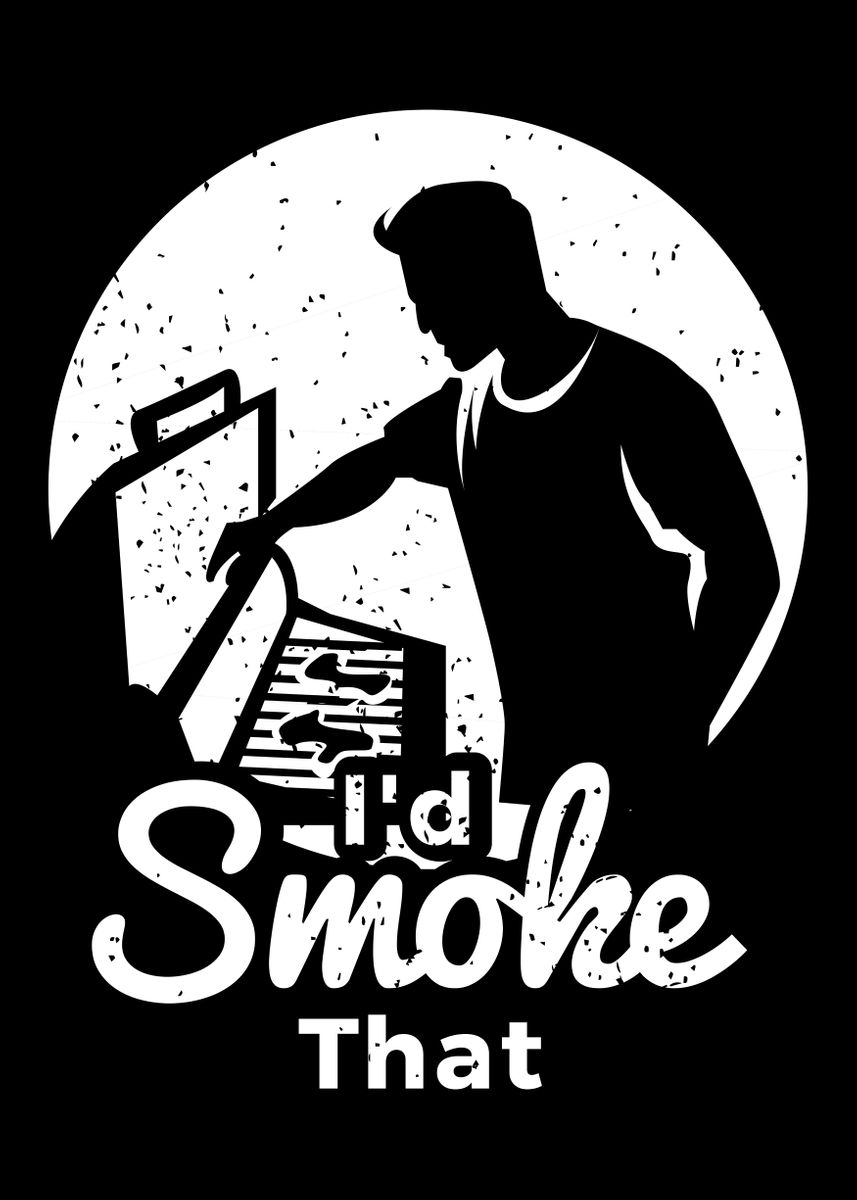 'Grilling Smoker BBQ Gift' Poster by Alley Field | Displate
