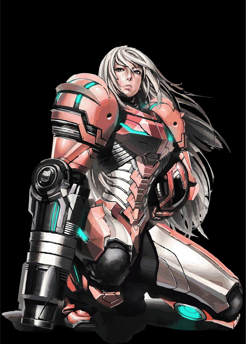 'Metroid' Poster, picture, metal print, paint by gozco ramlye | Displate