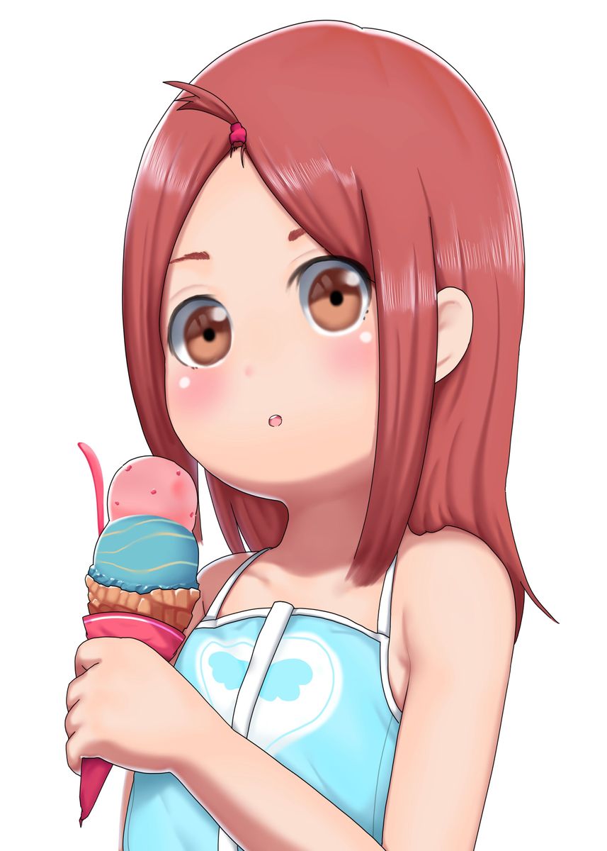 'red hair ice girl' Poster by DheYa Art | Displate