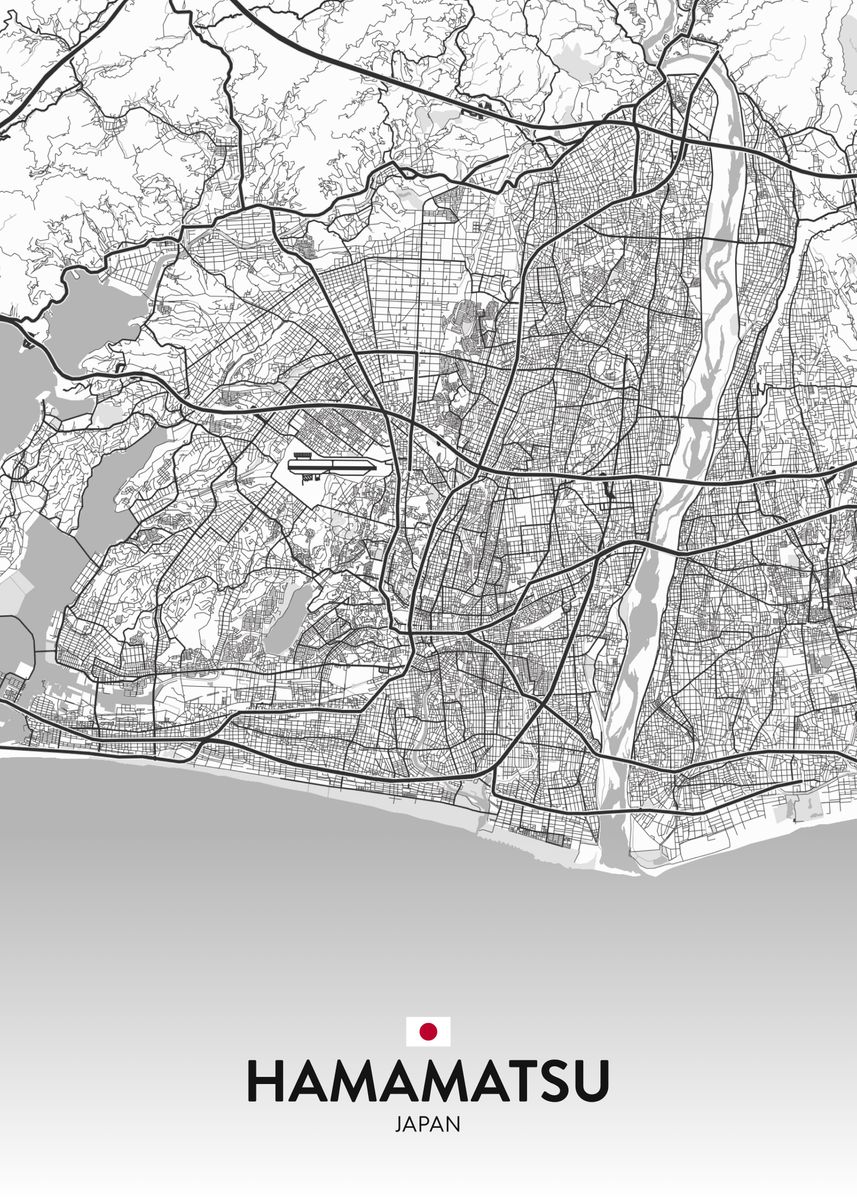 'Hamamatsu JP' Poster, picture, metal print, paint by IMR Designs ...