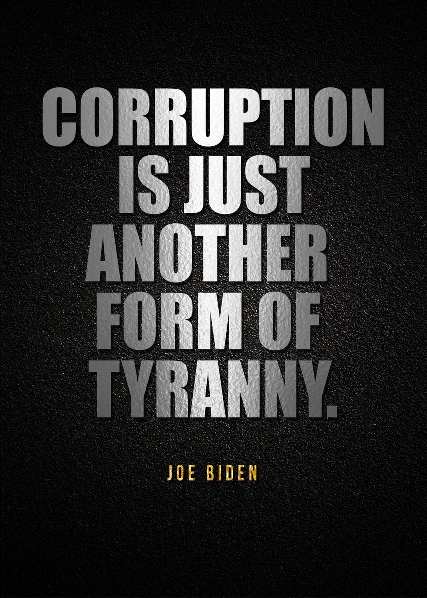 'joe biden' Poster, picture, metal print, paint by Exclusive Metal ...