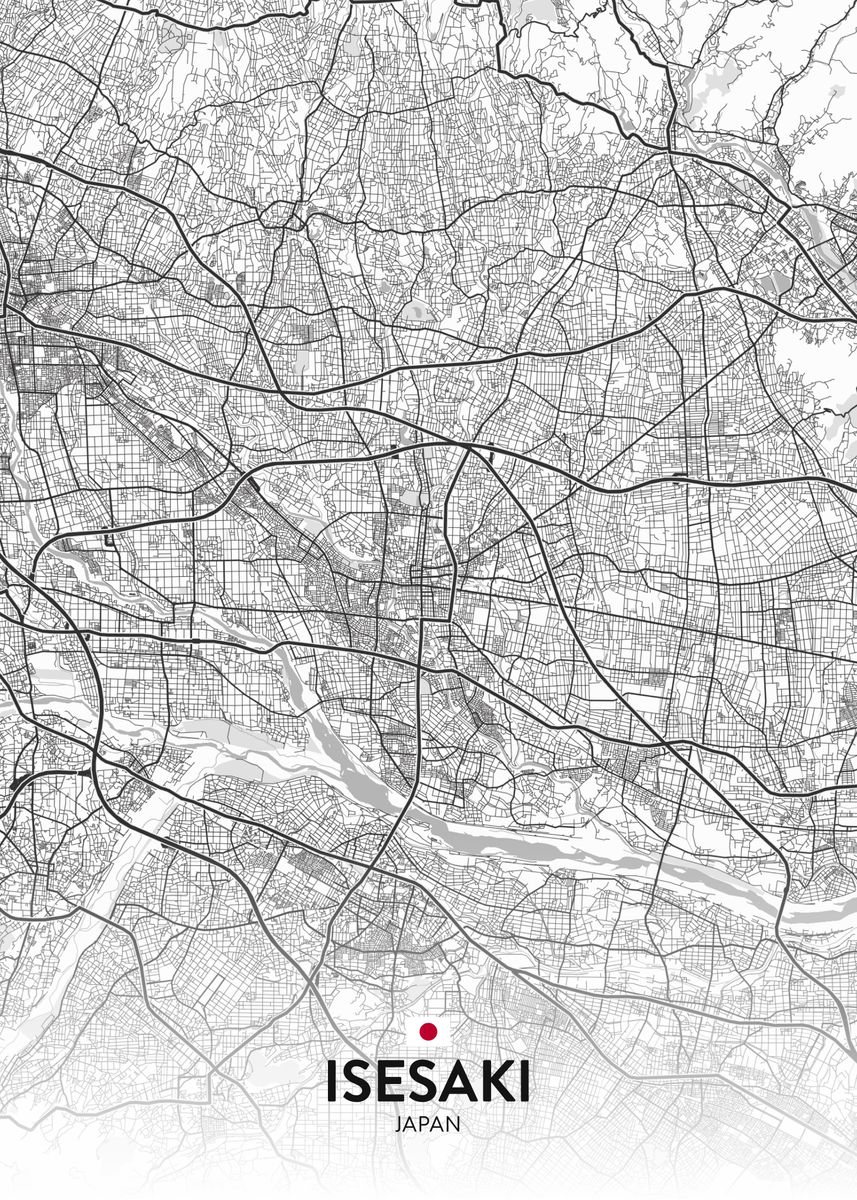 'Isesaki JP' Poster, picture, metal print, paint by IMR Designs | Displate