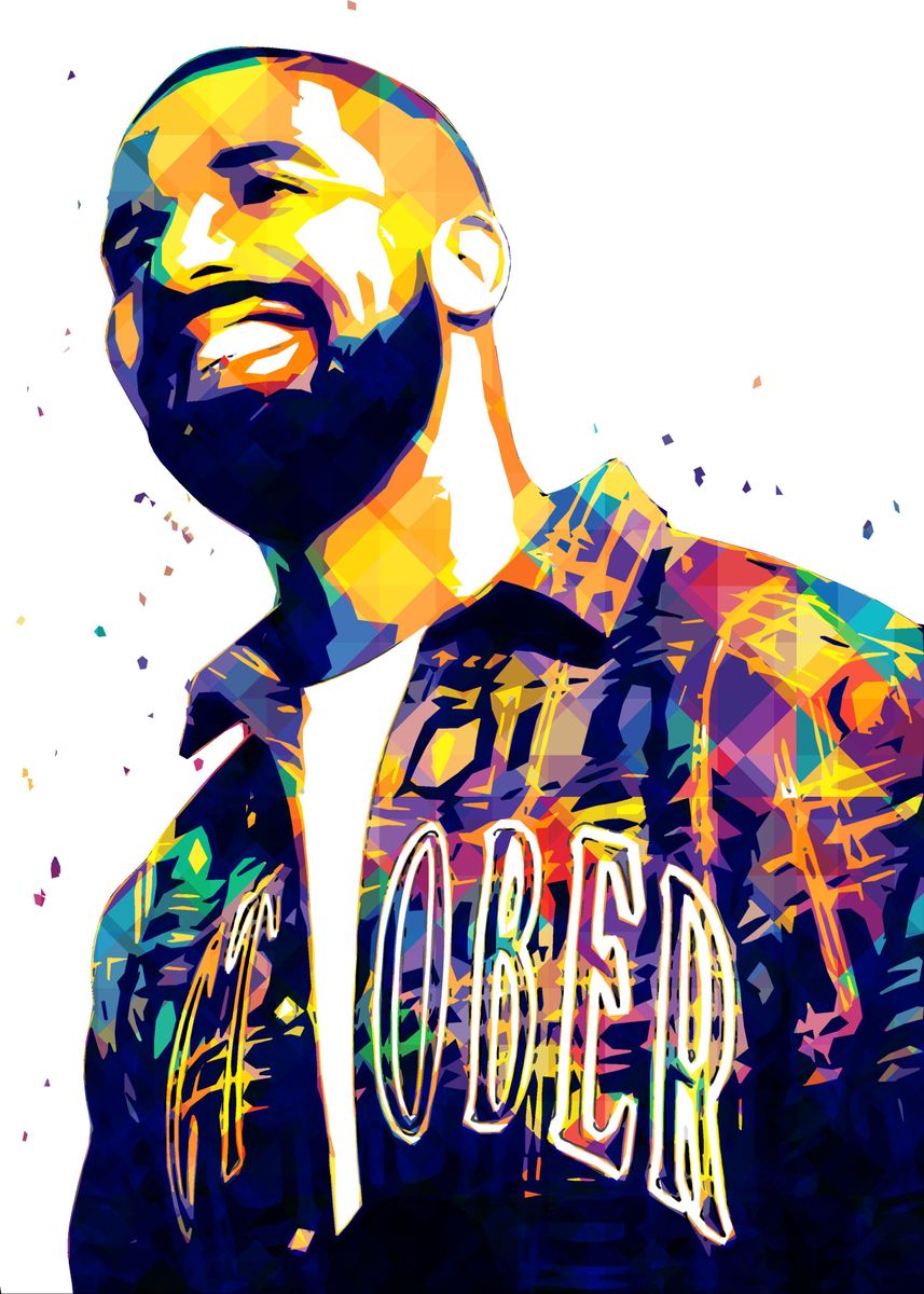 'Drake ' Poster, picture, metal print, paint by San Illustrator | Displate