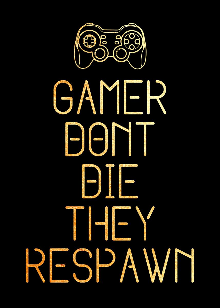 'Gamer' Poster, picture, metal print, paint by Alia James | Displate