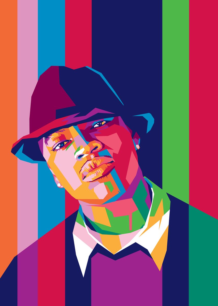 'Ne Yo' Poster, picture, metal print, paint by Colarcolor | Displate