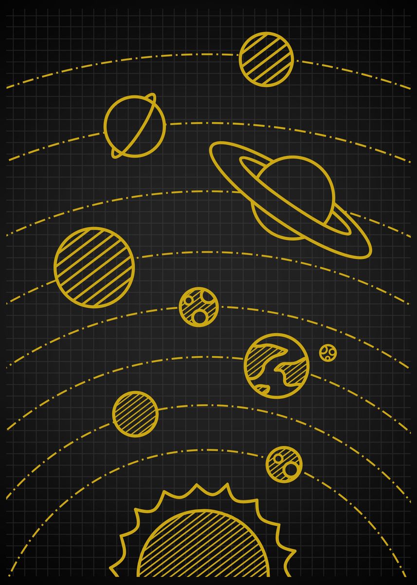 'Outer space' Poster by Yahya Art | Displate