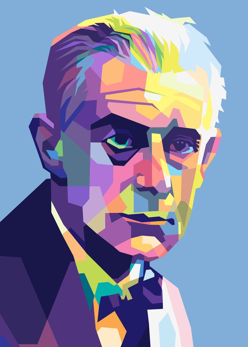 'Joseph Maurice Ravel' Poster by ISA TERESA | Displate