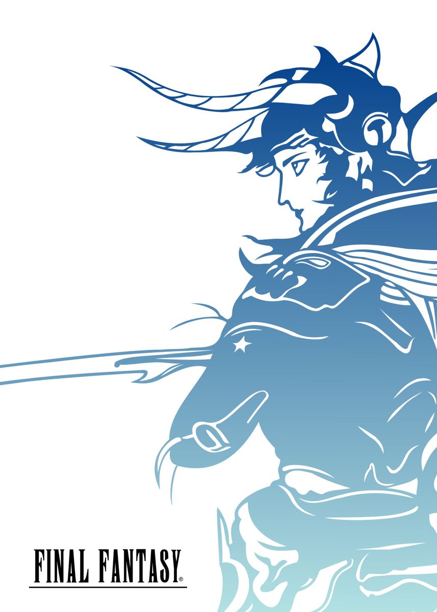 'Final Fantasy I' Poster, picture, metal print, paint by Ze Wiss | Displate