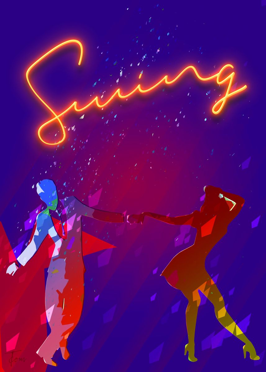 'Swing' Poster by Petra Rommelfanger | Displate