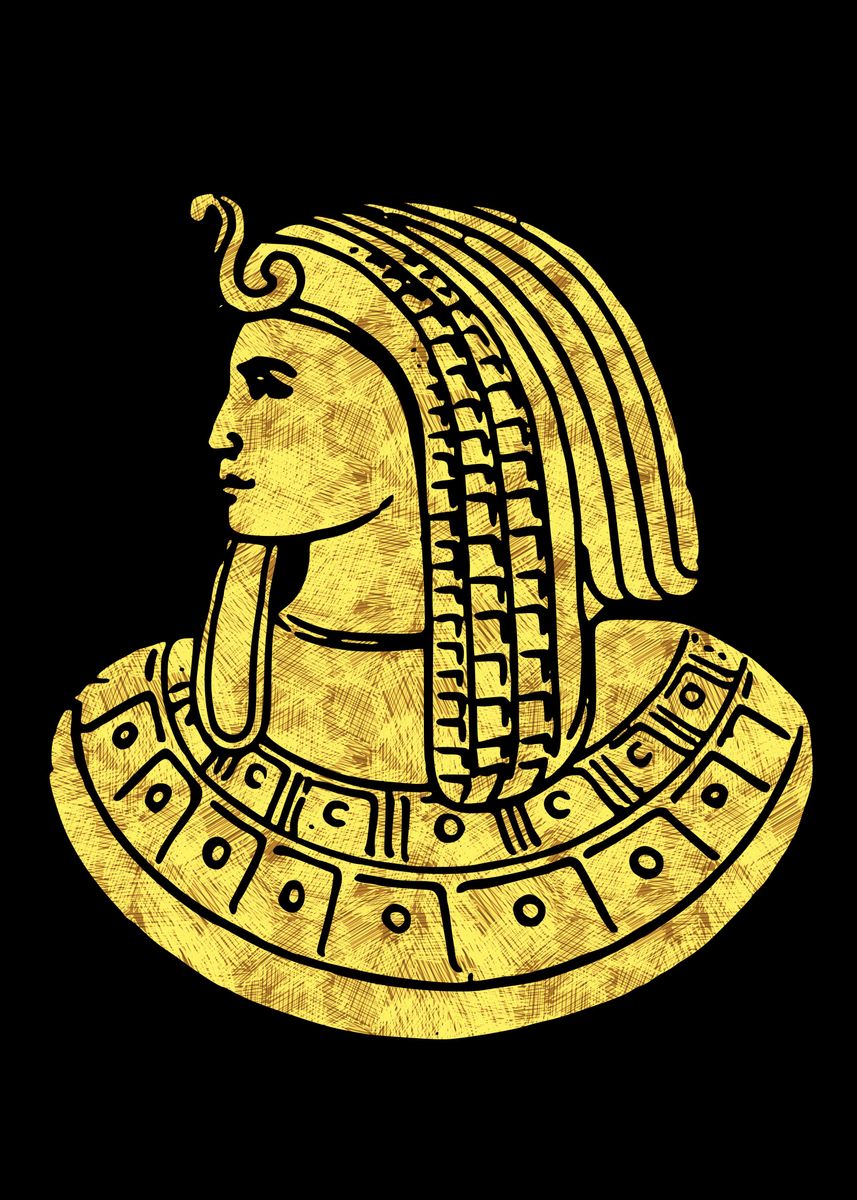 'Ancient Egyptian Pharaoh' Poster, picture, metal print, paint by ...