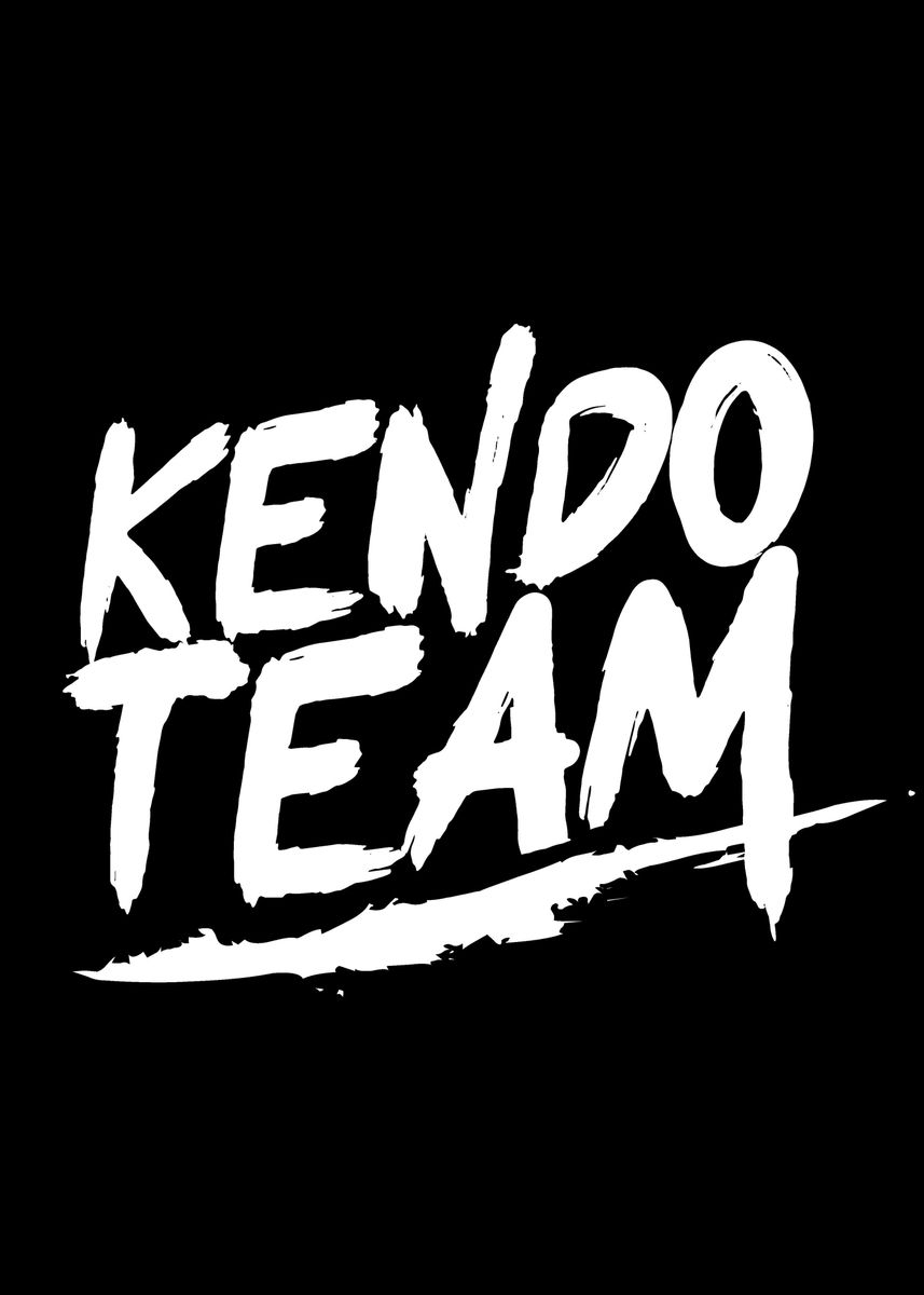'Kendo Team' Poster by dr3designs | Displate