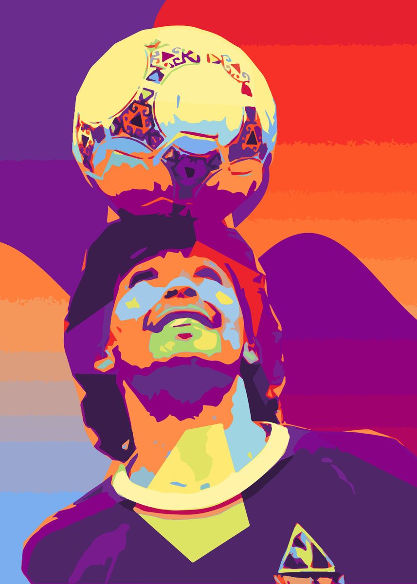 'DIOS' Poster, picture, metal print, paint by Marjorie Freya | Displate