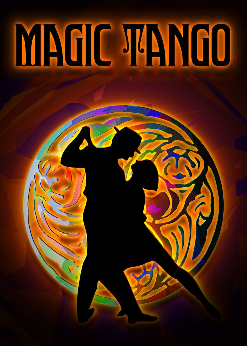 'Magic Tango' Poster, picture, metal print, paint by Petra Rommelfanger ...