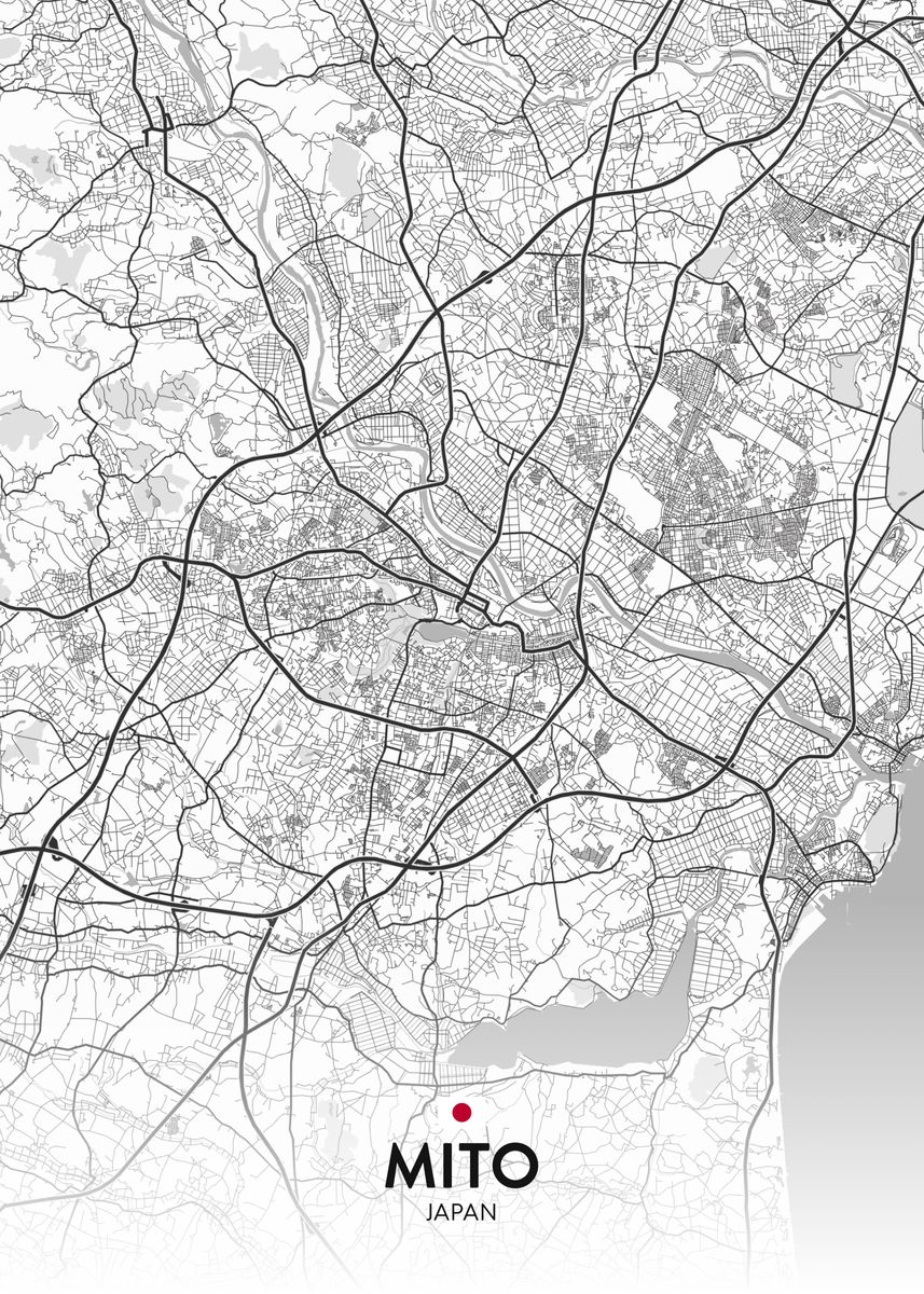 'Mito JP' Poster, picture, metal print, paint by IMR Designs | Displate