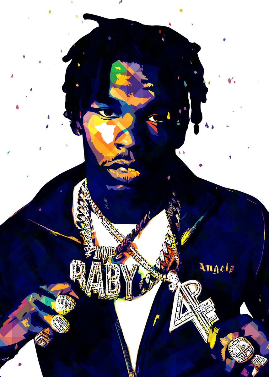 'Lil Baby ' Poster, picture, metal print, paint by San Illustrator ...