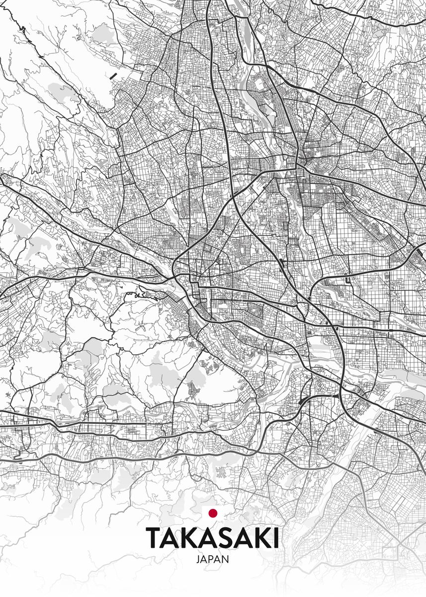 'Takasaki JP' Poster by IMR Designs | Displate