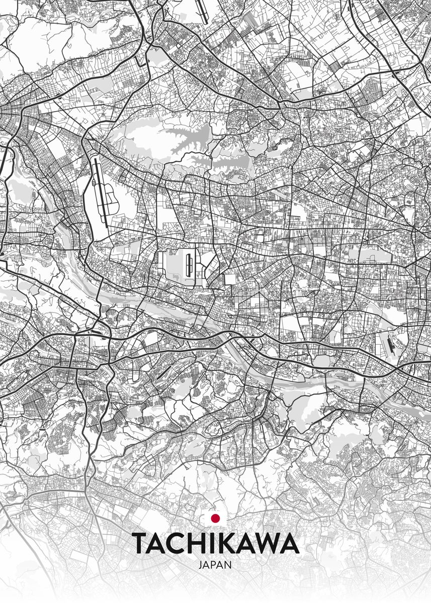 'Tachikawa JP' Poster by IMR Designs | Displate