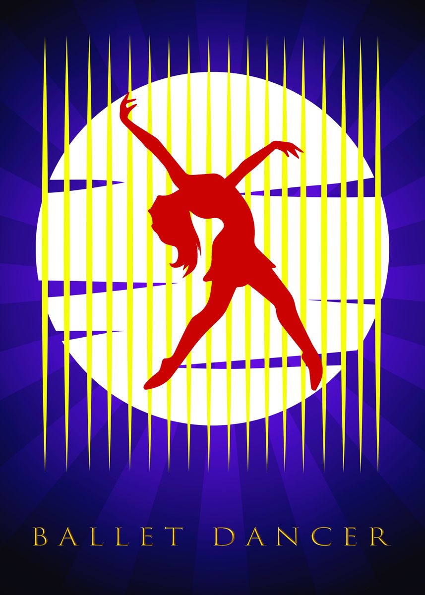 'Ballet Dancer ' Poster, picture, metal print, paint by Frazer Bostock ...