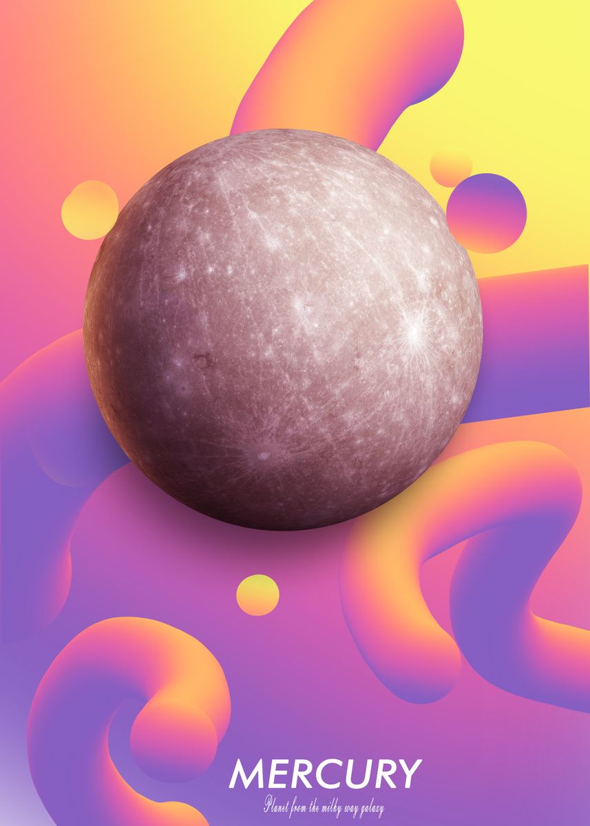 'Mercury Fluid Style ' Poster, picture, metal print, paint by Aliigal ...
