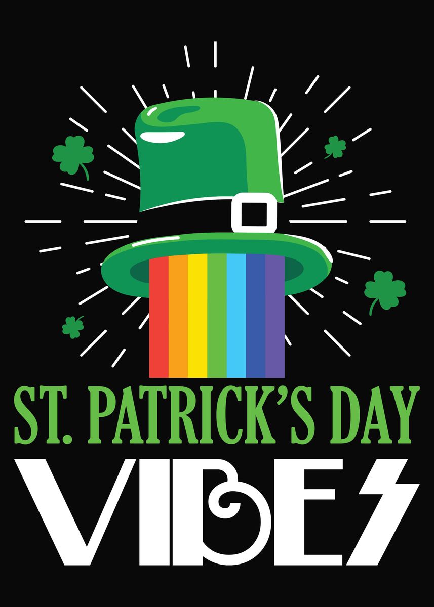 'Happy St Patricks Day ' Poster, picture, metal print, paint by ...