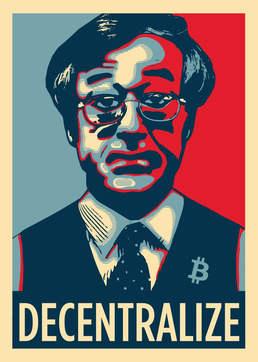 'Decentralize' Poster, picture, metal print, paint by I Can Haz Art ...