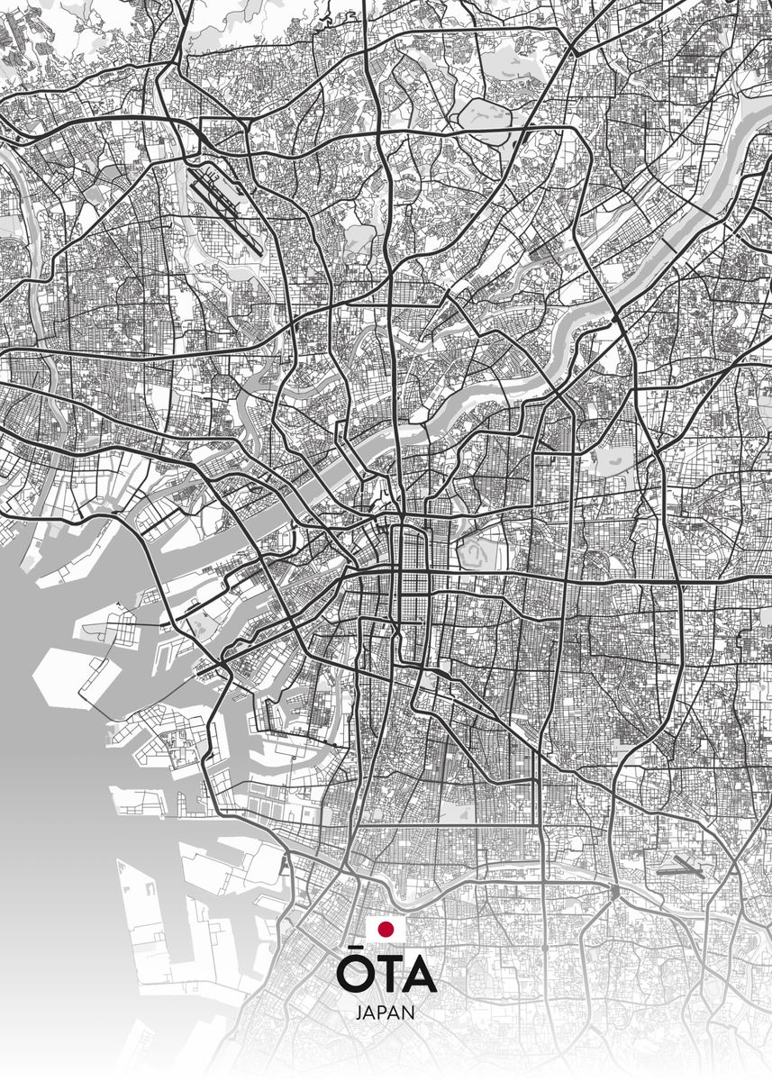 'Ota JP' Poster by IMR Designs | Displate